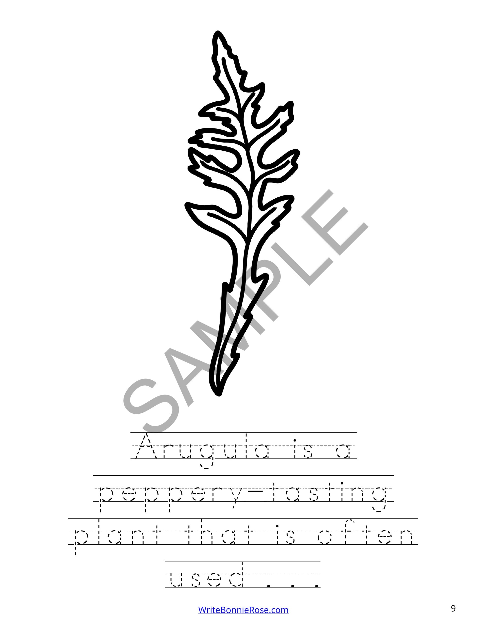 Cooking Herbs & Spices Coloring Book-Level B | Made By Teachers