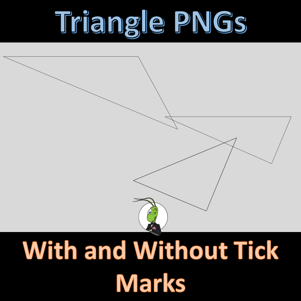 Geometry Clipart 2d Triangles for Commercial Use | Made By Teachers