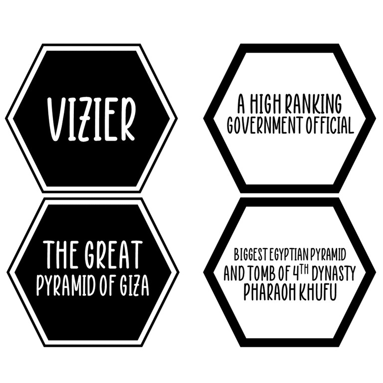 Ancient Egypt Large Hexagonal Bulletin Board Display and Activity ...