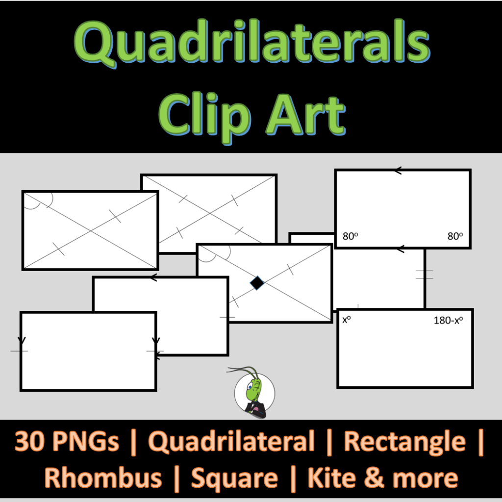 Quadrilaterals Clip Art for Geometry and Commercial Use | Made By Teachers