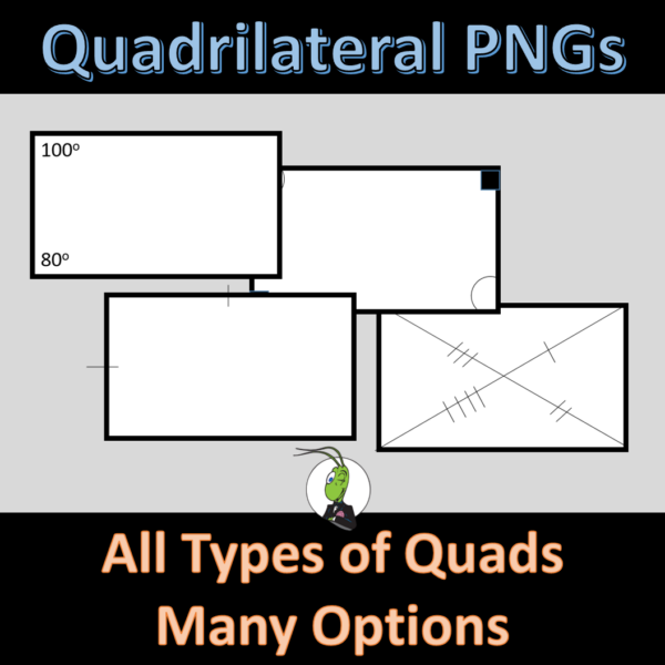 Quadrilaterals Clip Art for Geometry and Commercial Use | Made By Teachers