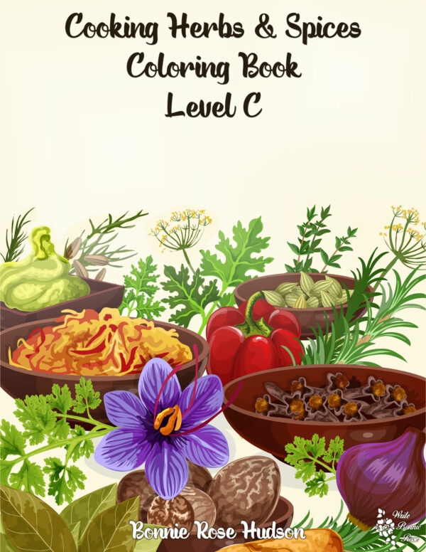 Cooking Herbs & Spices Coloring Book-Level C | Made By Teachers