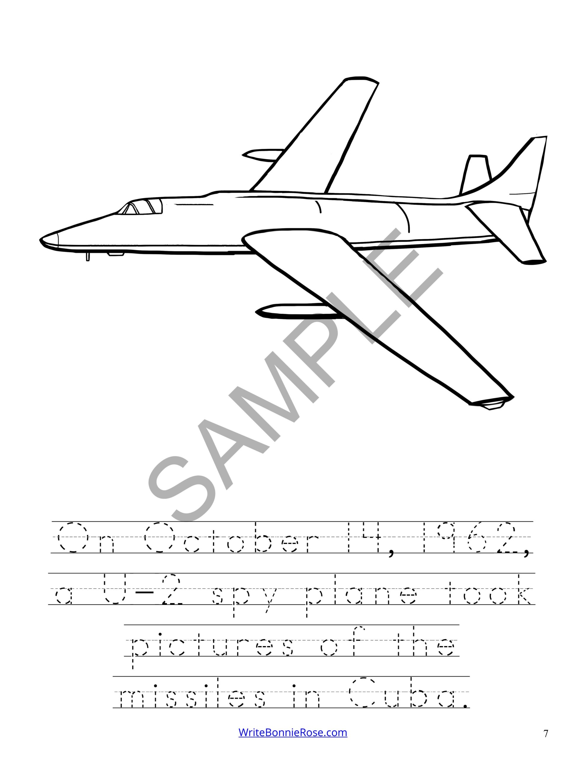 Cuban Missile Crisis Coloring Book-Level B | Made By Teachers