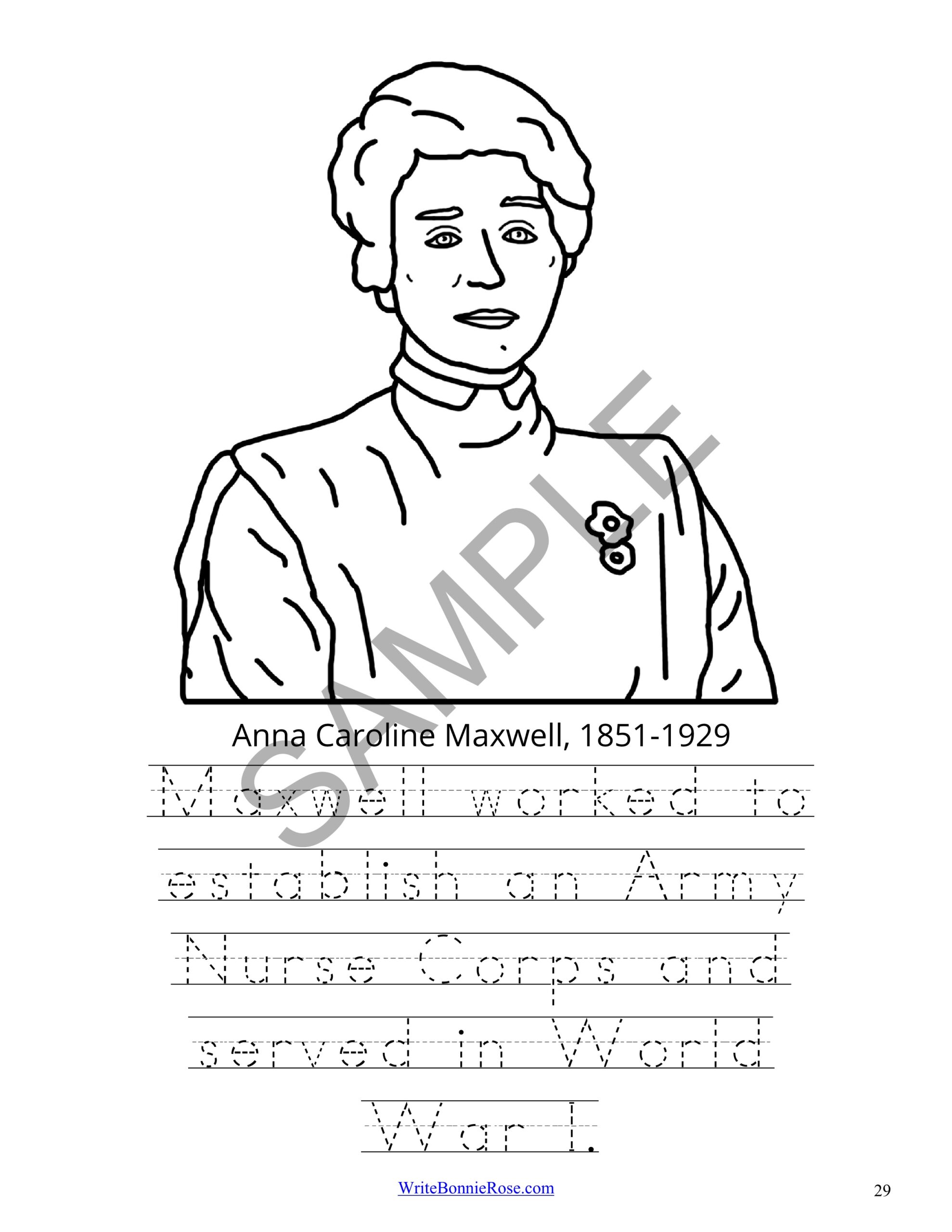 Famous Doctors and Nurses Coloring Book-Level B | Made By Teachers