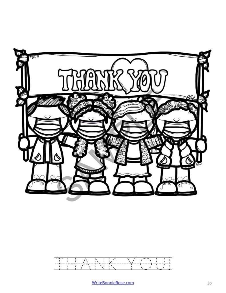 Doctors & Nurses Coloring Book-Level B | Made By Teachers