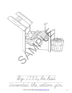 Eli Whitney Coloring Book-Level C | Made By Teachers