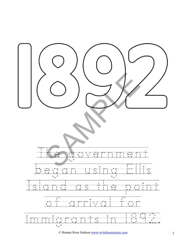 Ellis Island Coloring Book-Level B | Made By Teachers