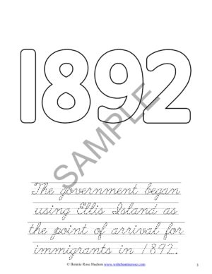 Ellis Island Coloring Book-Level C | Made By Teachers