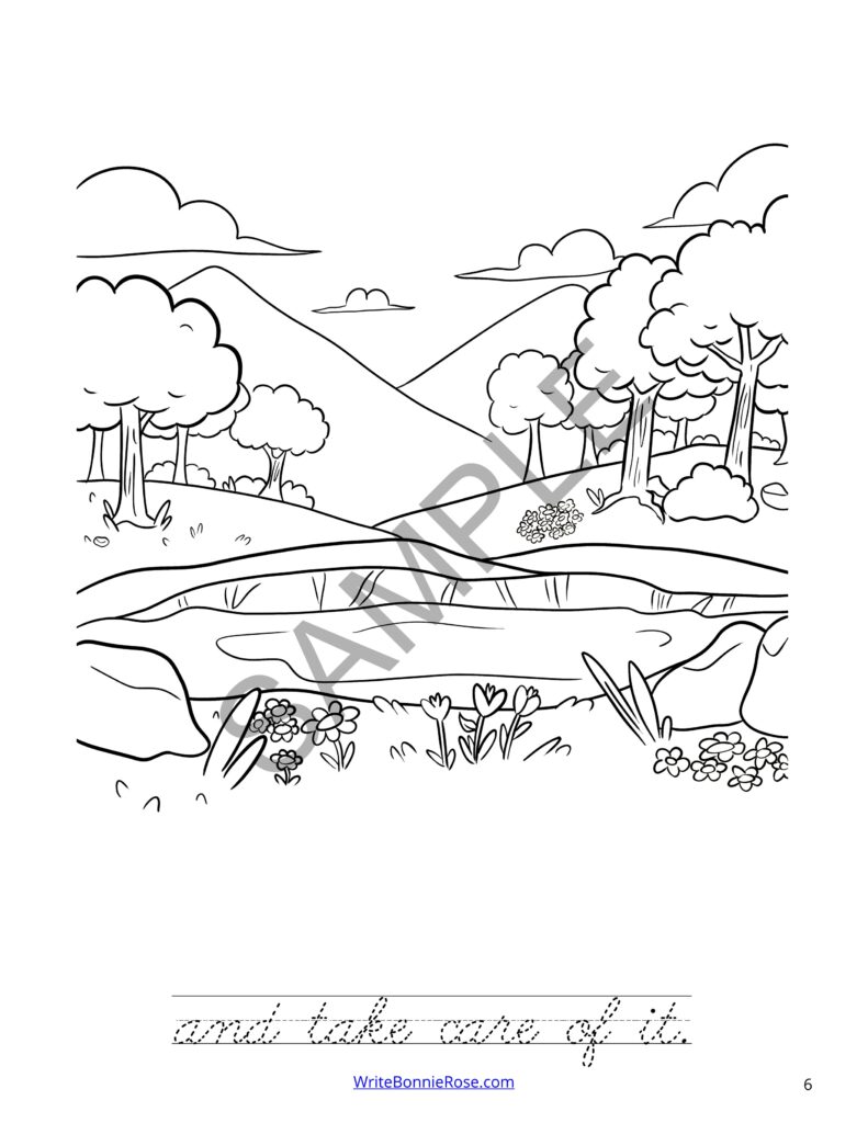 Enjoying the Earth A to Z Coloring Book-Level C | Made By Teachers