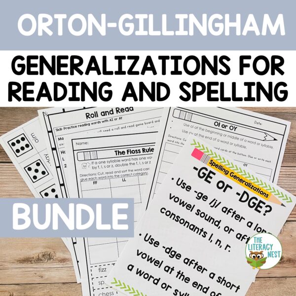 Reading and Spelling Rules for Systematic Phonics and Orton-Gillingham ...