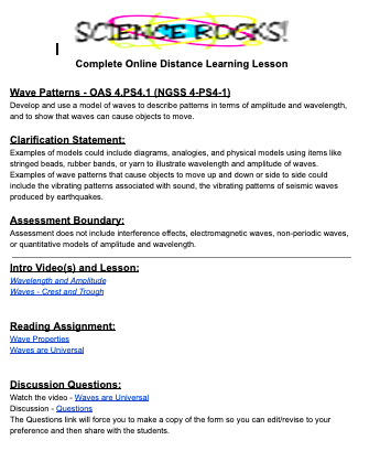 Complete Online Distance Learning Physical Science Bundle 4th Grade OAS ...