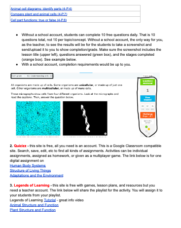 Complete Online Distance Learning Life Science Bundle 4th Grade OAS ...