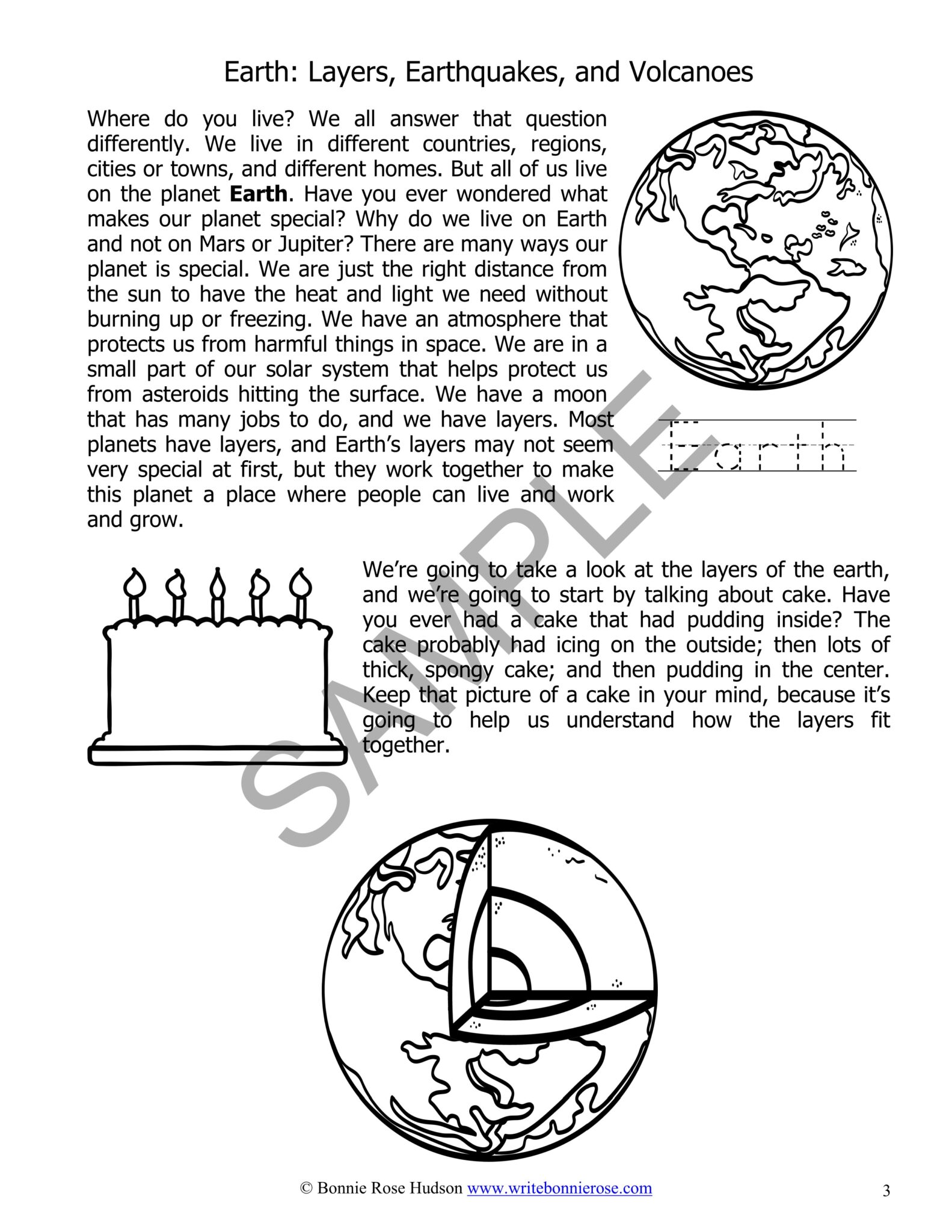 Earth: Layers, Earthquakes & Volcanoes-Learning About Science, Level 1 ...