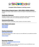 Complete Online Distance Learning Reduce Natural Hazard Impact 4.ESS3.2 ...