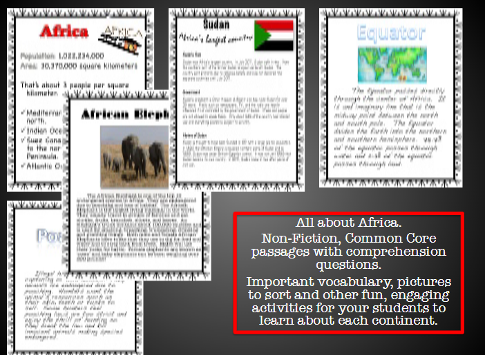 World Geography non fiction reading comprehension | Made By Teachers