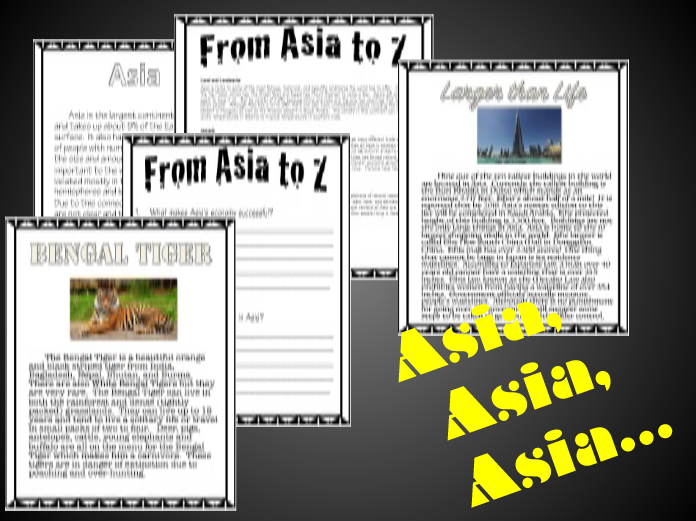 World Geography non fiction reading comprehension | Made By Teachers