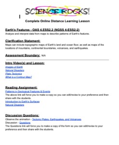 Complete Online Distance Learning Earth Science Bundle 4th Grade | Made ...
