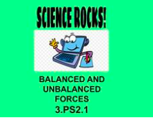 Complete Online Distance Learning Balanced & Unbalanced Forces 3.PS2.1 ...