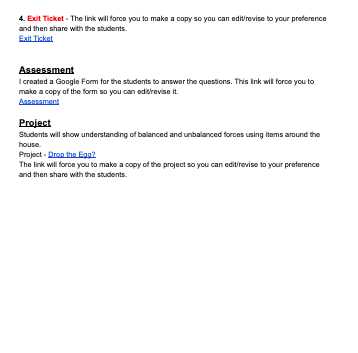 Complete Online Distance Learning Balanced & Unbalanced Forces 3.PS2.1 ...