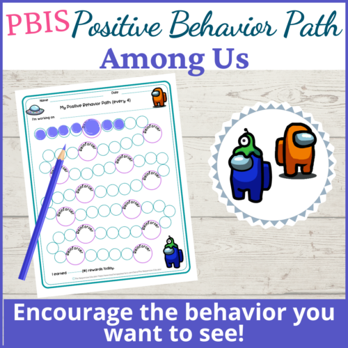 PBIS Positive Behavior Path- Among Us | Made By Teachers
