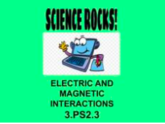 Complete Online Distance Learning Electric/Magnetic Interaction 3.PS2.3 ...
