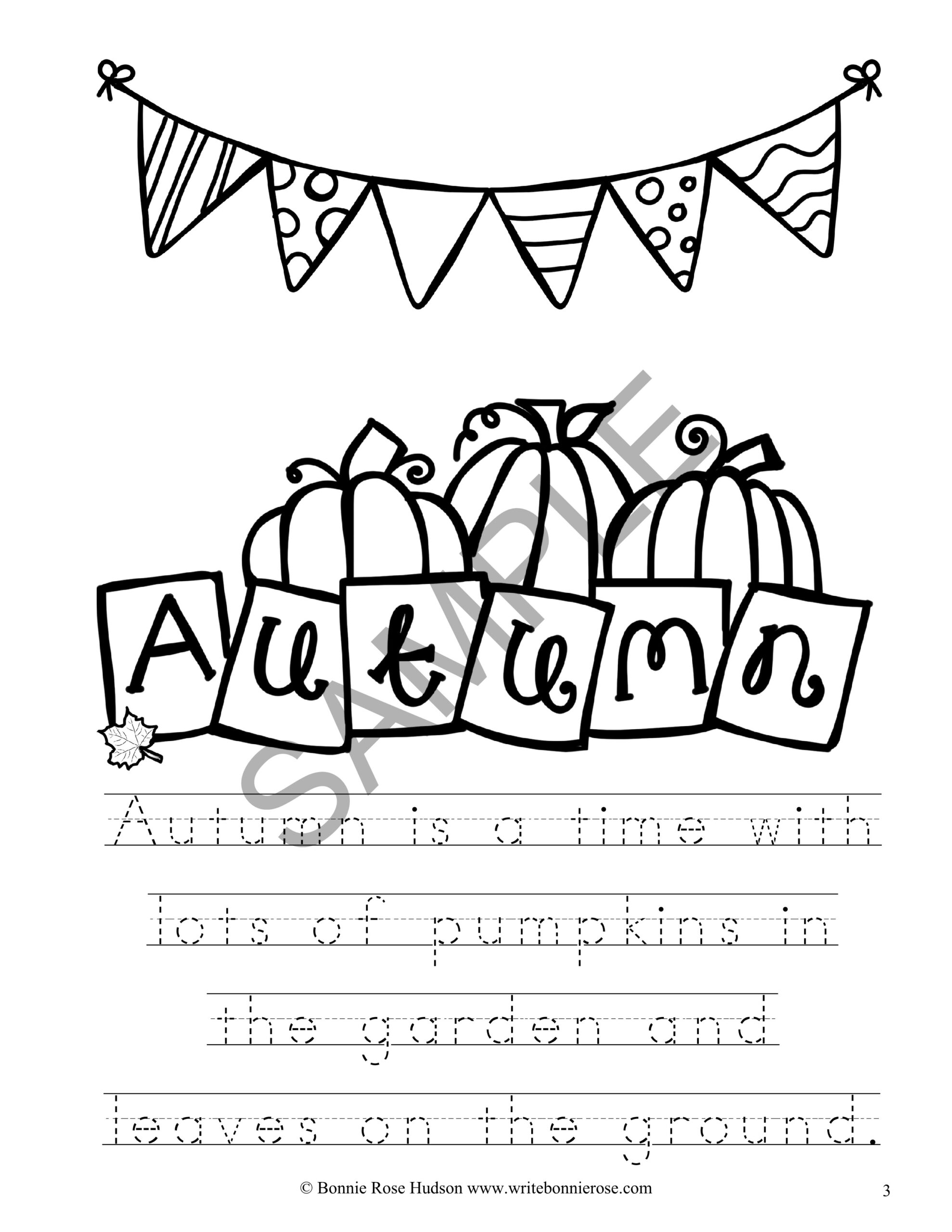 Fall Coloring Fun-Level B | Made By Teachers