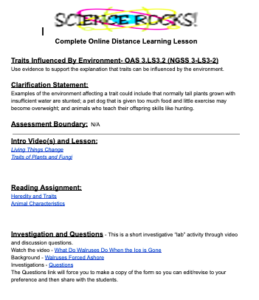 Complete Online Distance Learning Traits Influenced by Environment 3 ...