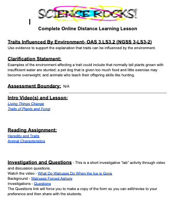 Complete Online Distance Learning Traits Influenced by Environment 3 ...