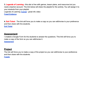 Complete Online Distance Learning Fossil Evidence 3.LS4.1, 3-LS4-1 ...