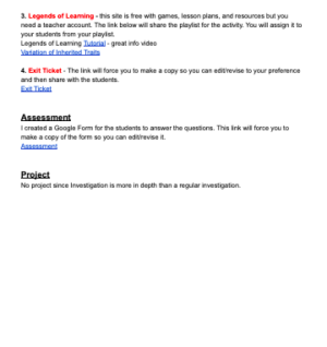 Complete Online Distance Learning Advantages of Variations 3.LS4.2, 3 ...