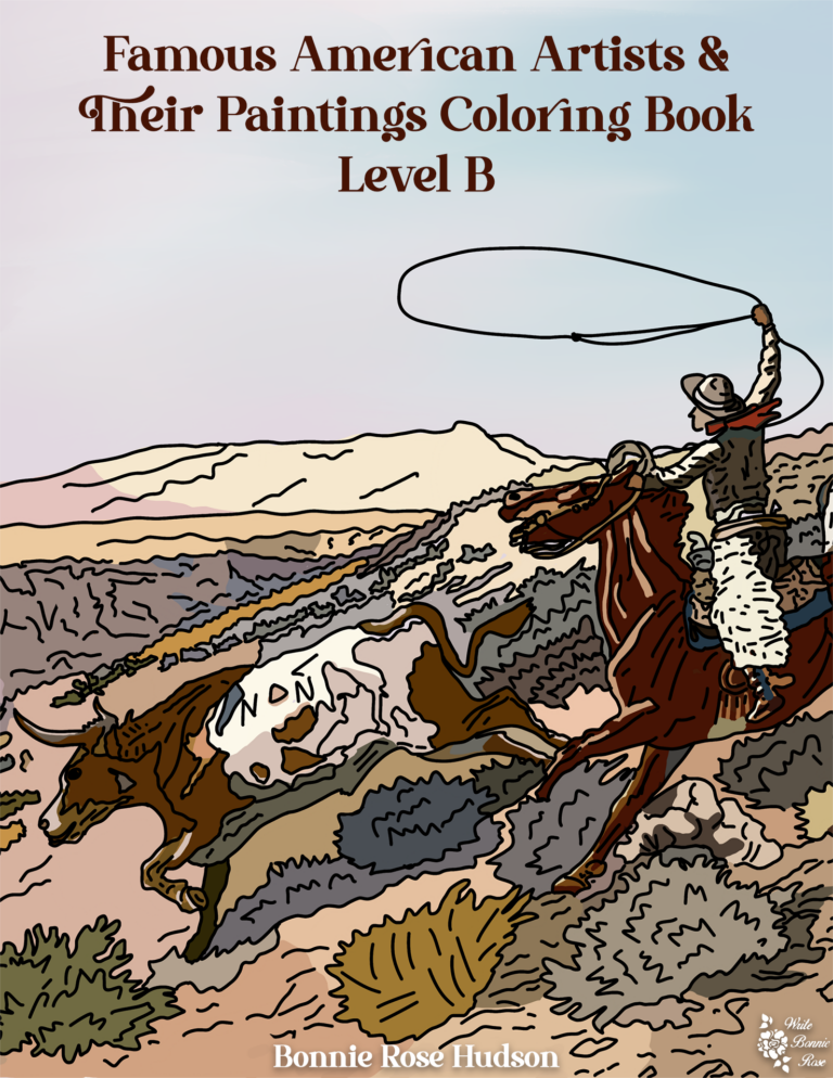 Famous American Artists & Their Paintings Coloring Book-Level B | Made ...