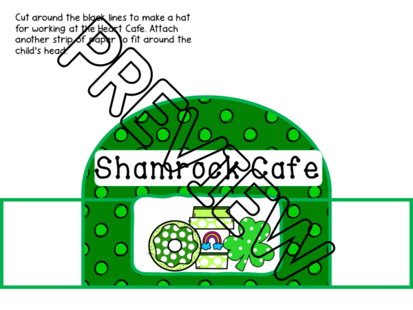 Shamrock Cafe Dramatic Play Set | Made By Teachers