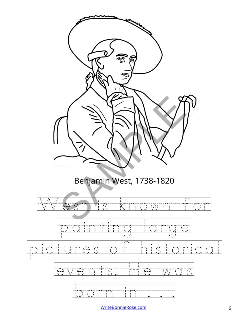 Famous American Artists & Their Paintings Coloring Book-Level B | Made ...
