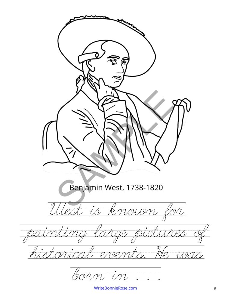 Famous American Artists & Their Paintings Coloring Book-Level C | Made ...