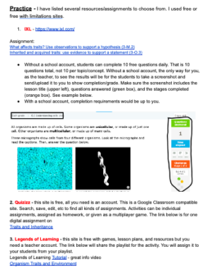 Complete Online Distance Learning Life Science Bundle 3rd Grade OAS ...