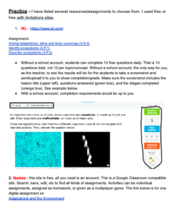 Complete Online Distance Learning Life Science Bundle 3rd Grade OAS ...