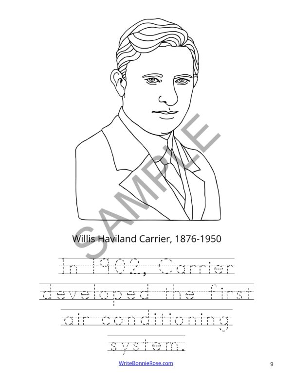 Famous Americans of the 1900s Coloring Book-Level B | Made By Teachers