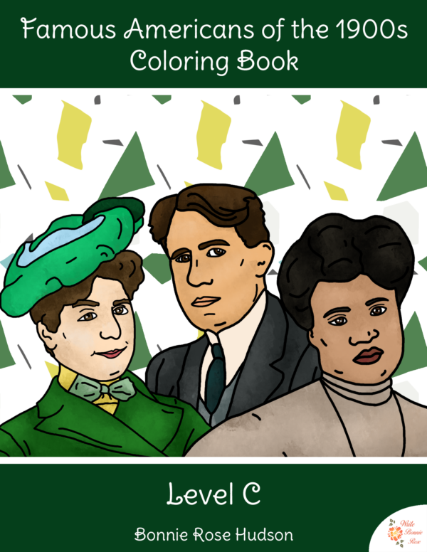Famous Americans of the 1900s Coloring Book-Level C | Made By Teachers