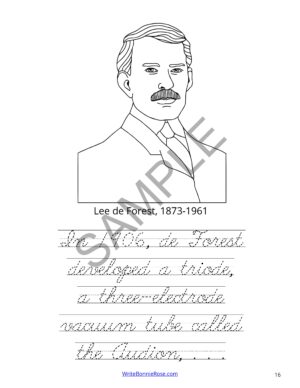 Famous Americans of the 1900s Coloring Book-Level C | Made By Teachers