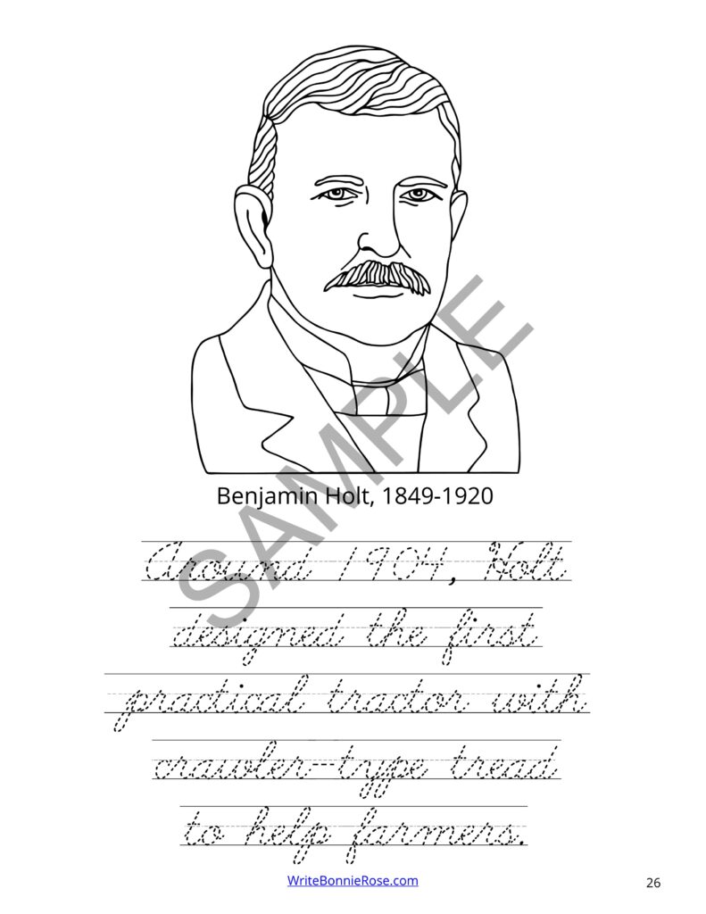 Famous Americans of the 1900s Coloring Book-Level C | Made By Teachers
