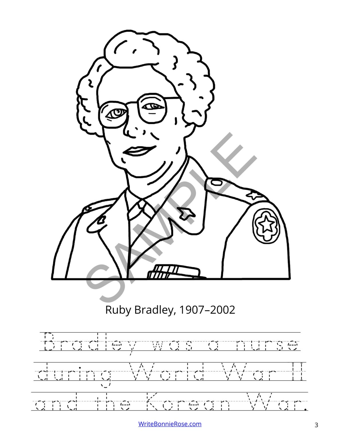 Famous Americans of the 1940s Coloring Book-Level B | Made By Teachers