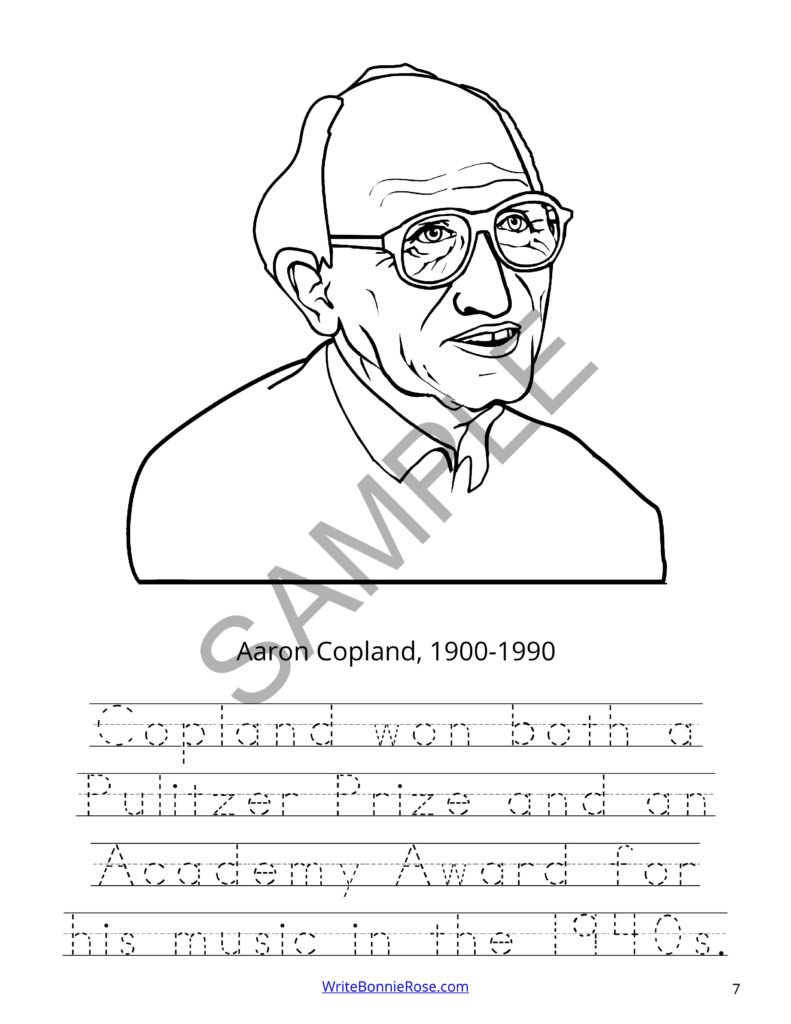 Famous Americans of the 1940s Coloring Book-Level B | Made By Teachers