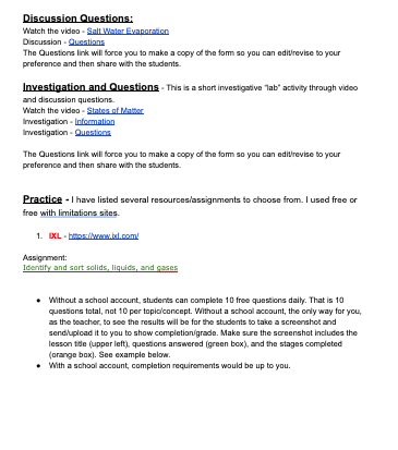 Complete Online Distance Learning Matter 5.PS1.1, 5-PS1-1 | Made By ...