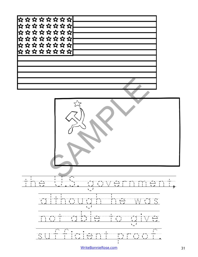 Famous Americans of the 1950s Coloring Book-Level B | Made By Teachers