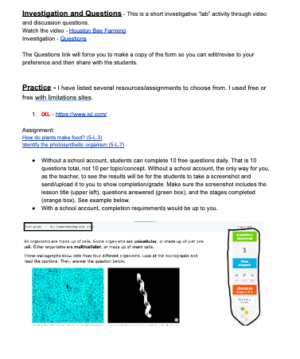 Complete Online Distance Learning Animal Energy 5.PS3.1, 5-PS3-1 | Made ...