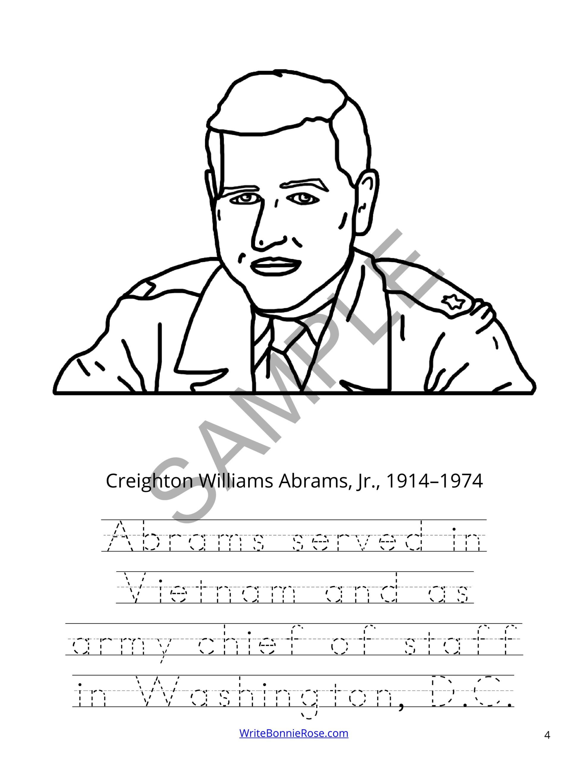 Famous Americans of the 1970s Coloring Book-Level B | Made By Teachers