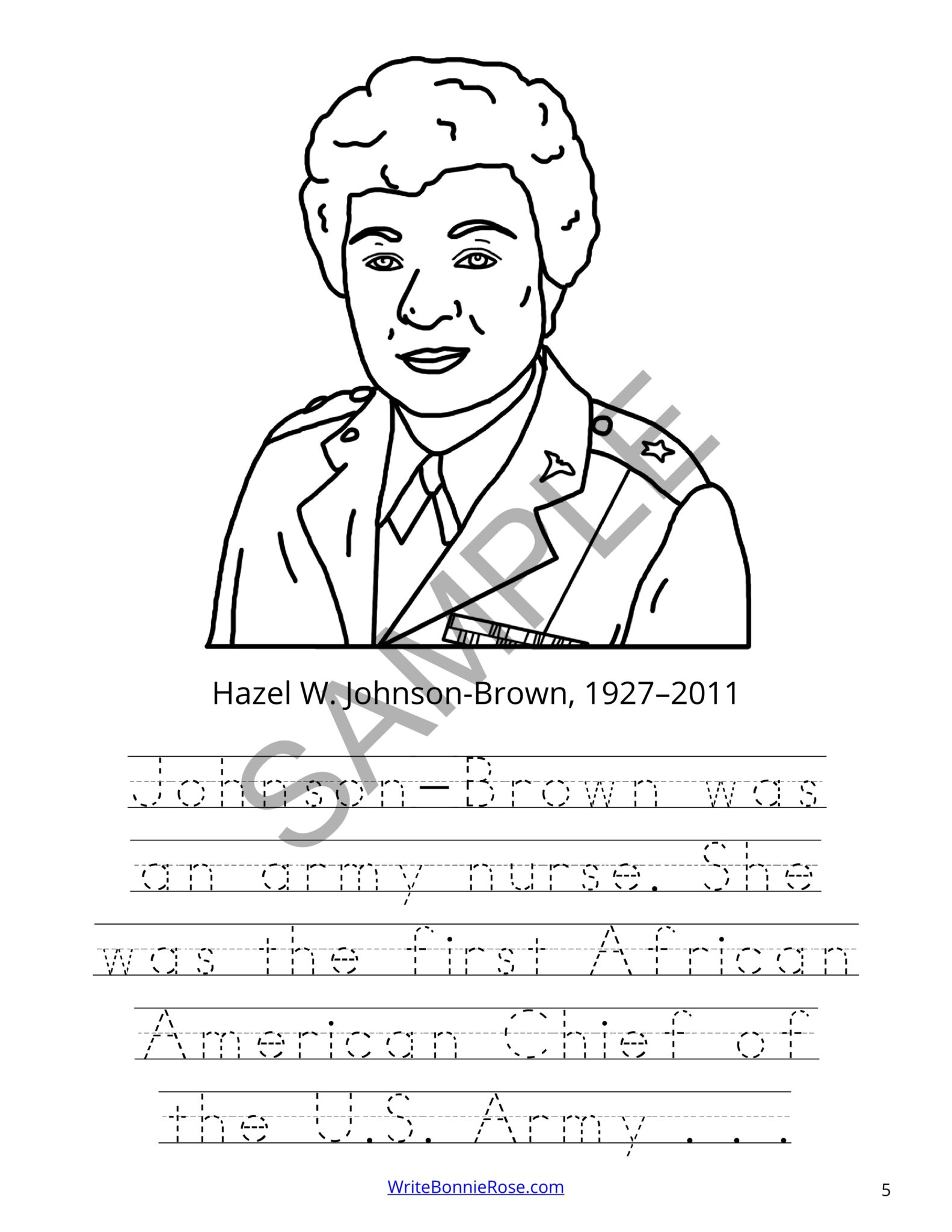 Famous Americans of the 1970s Coloring Book-Level B | Made By Teachers