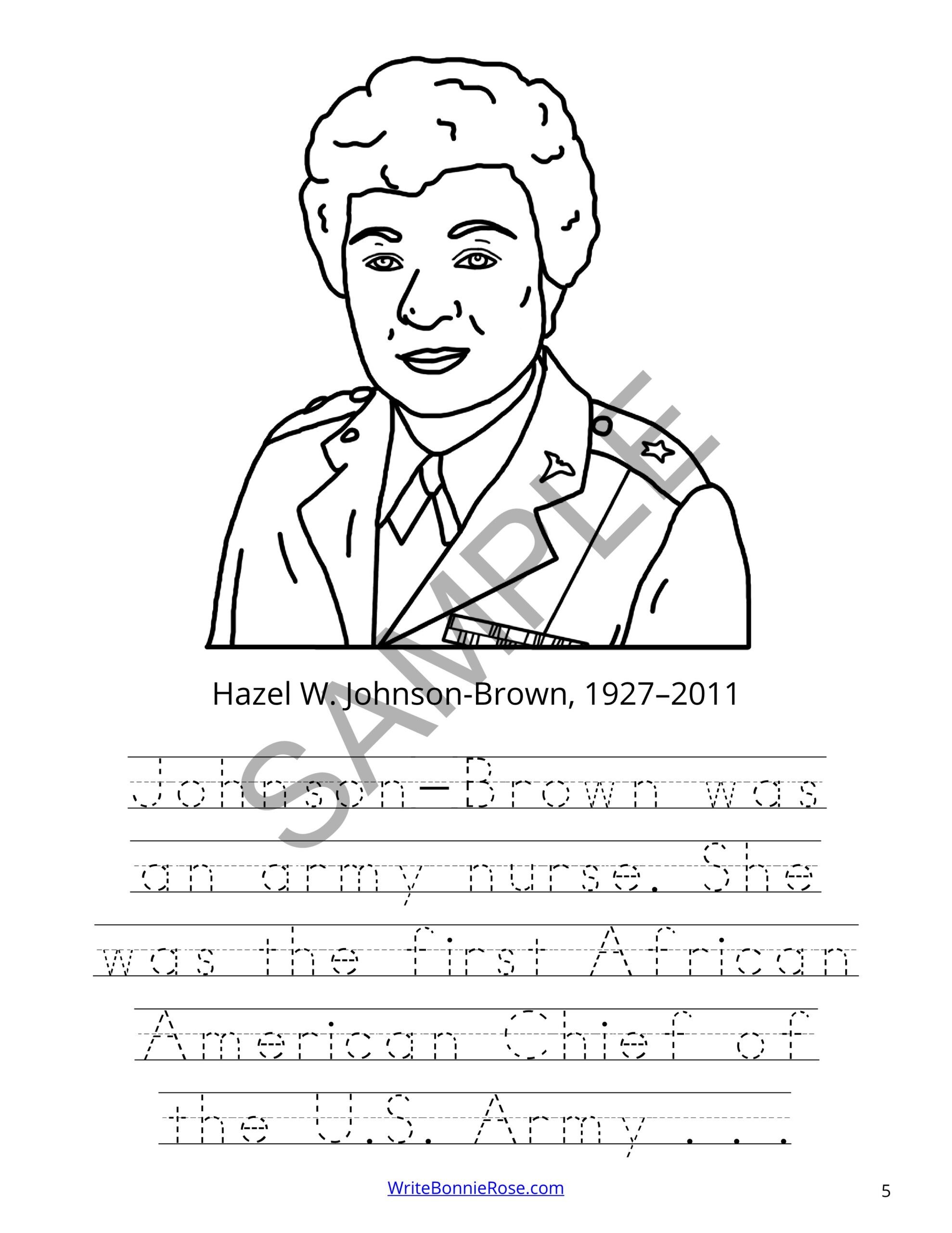 Famous Americans of the 1970s Coloring Book-Level B | Made By Teachers