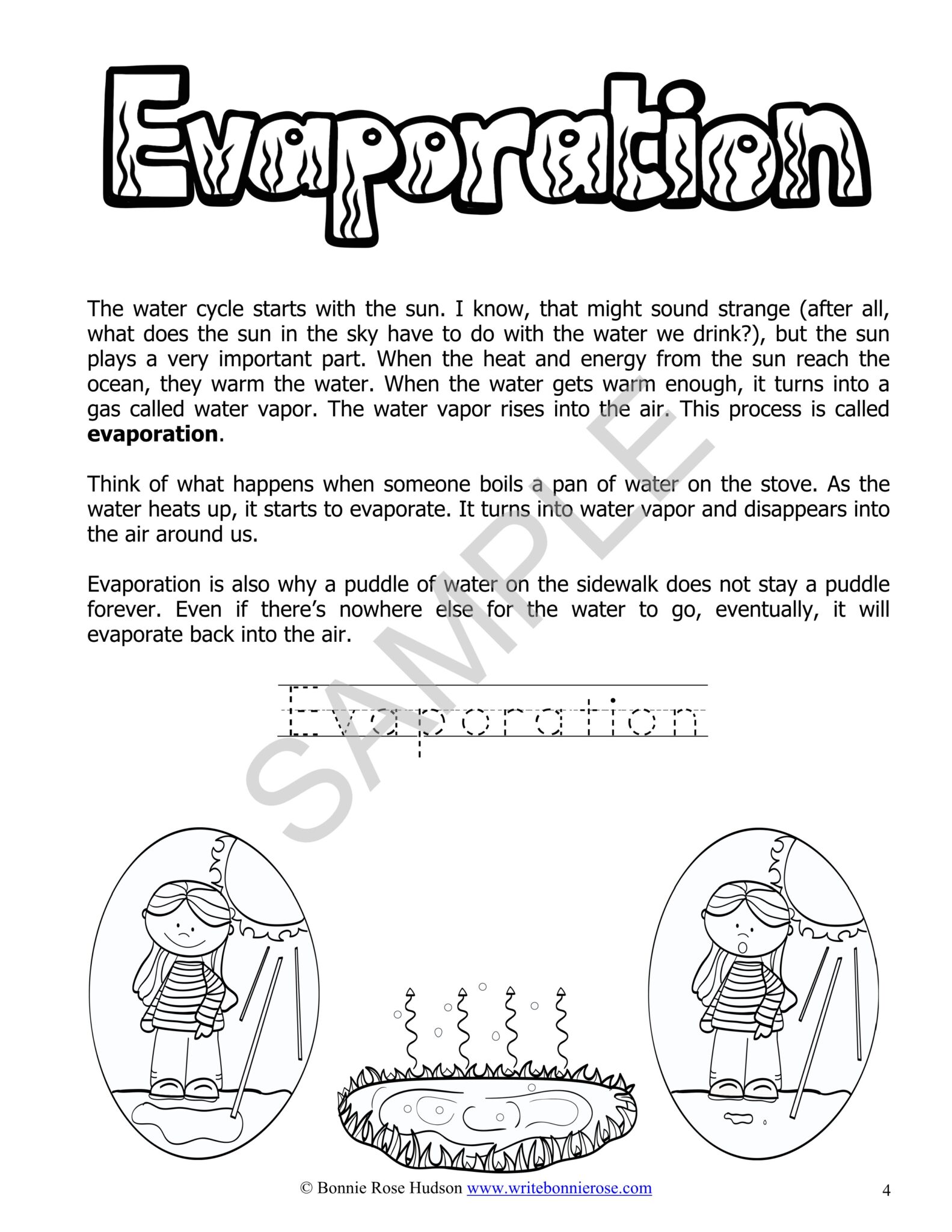 The Cycle of Water & Types of Clouds-Learning About Science, Level 2 ...