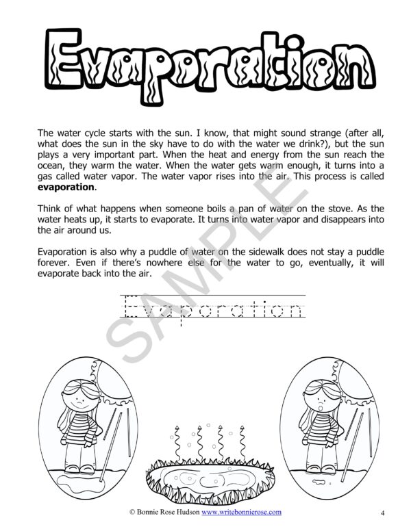 The Cycle of Water & Types of Clouds-Learning About Science, Level 2 ...